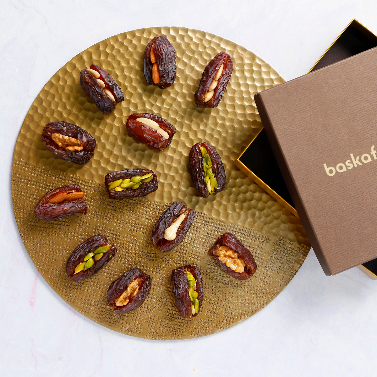 Assorted Stuffed Dates (Pack of 12) | Baska Foods