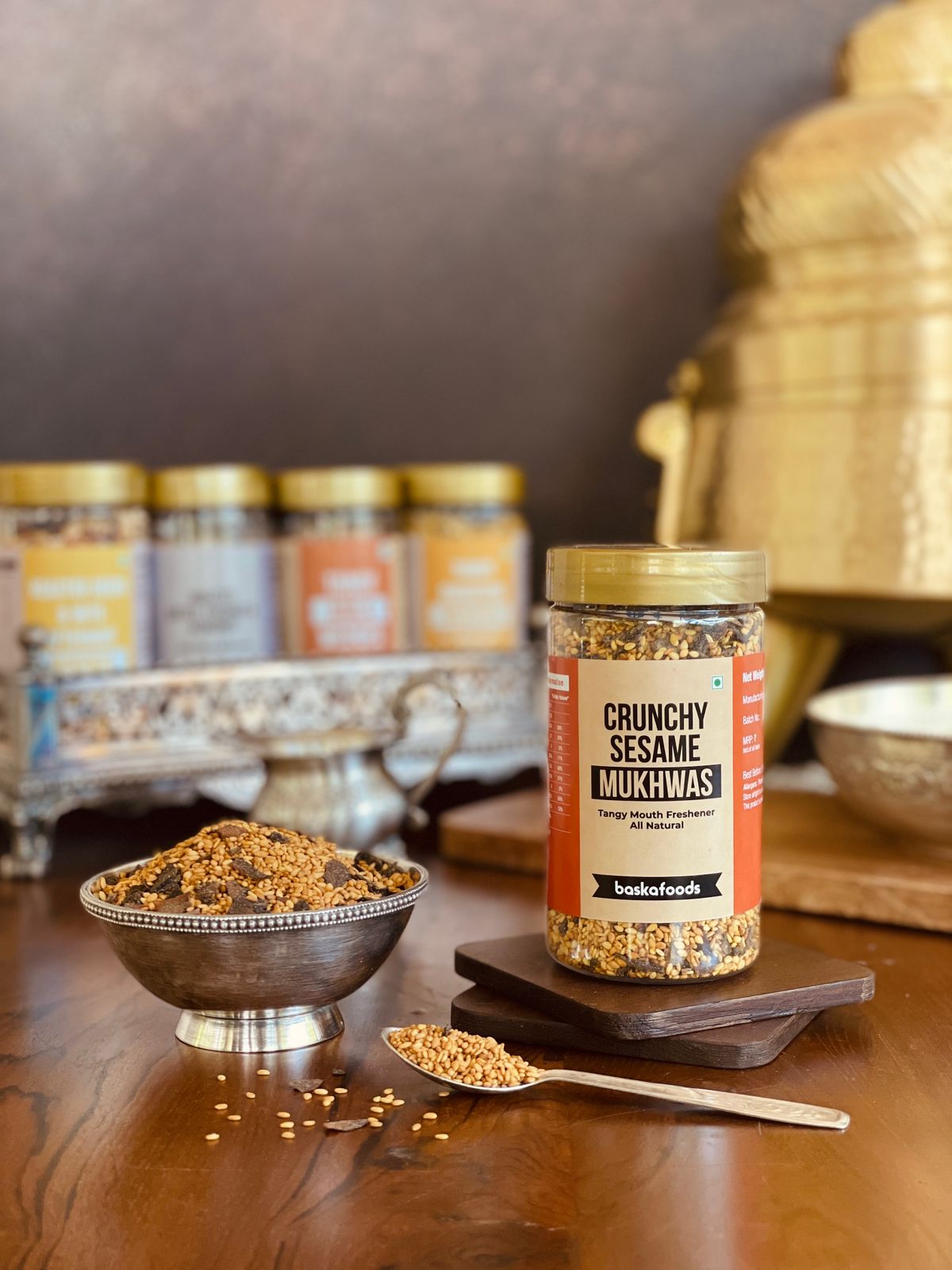 Crunchy Sesame Mukhwas | Baska Foods