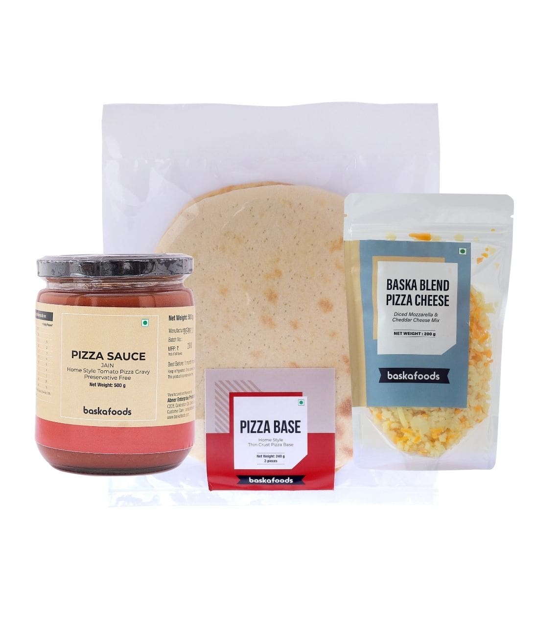Jain Pizza Kit | Baska Foods