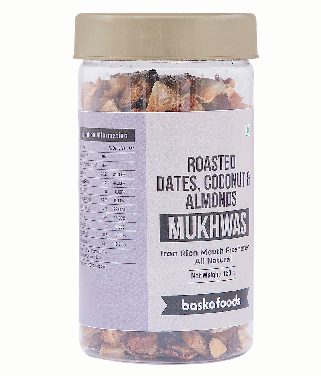 Roasted Dates, Coconut & Almonds | Baska Foods