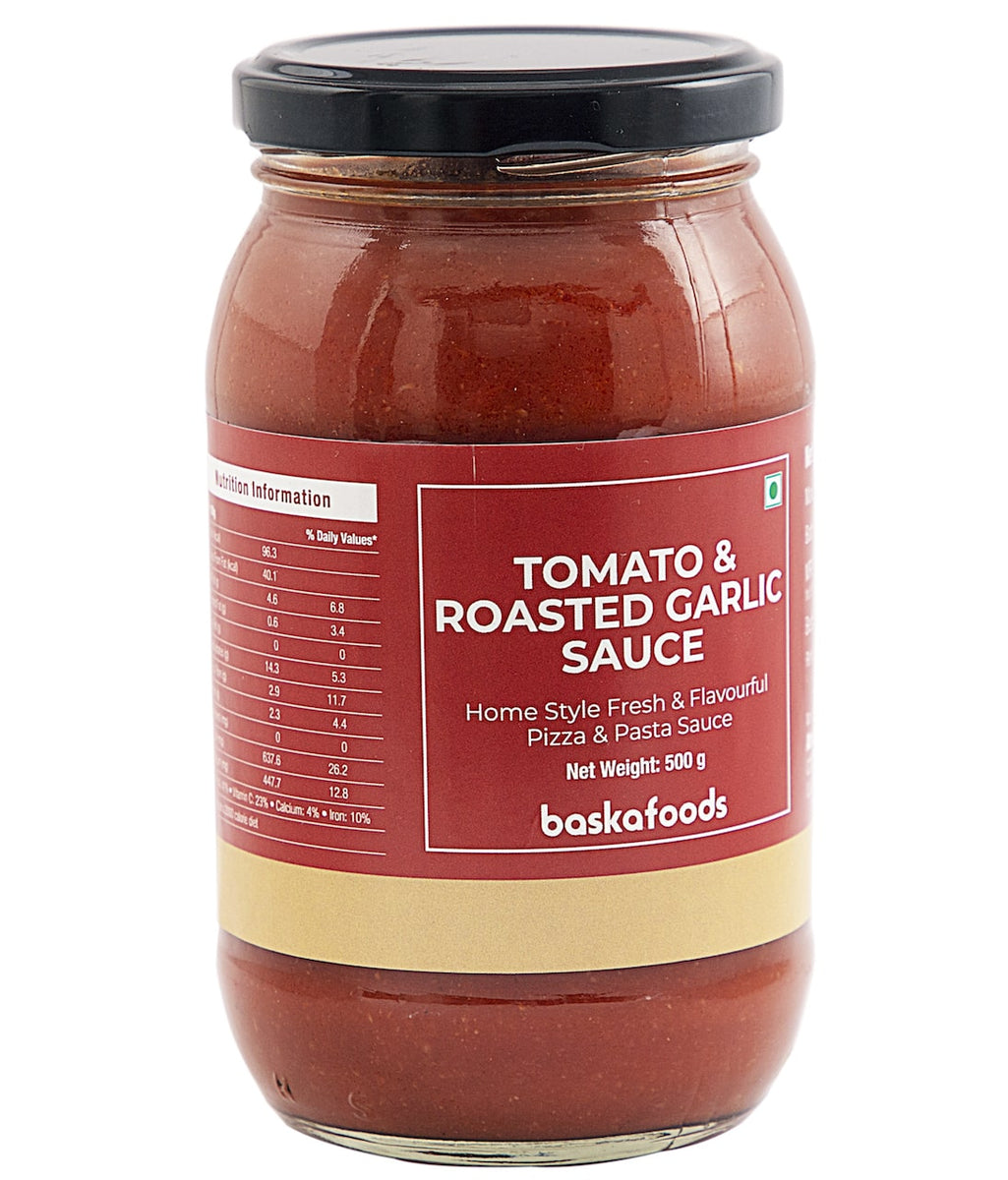 Tomato & Roasted Garlic Sauce – Baska Foods